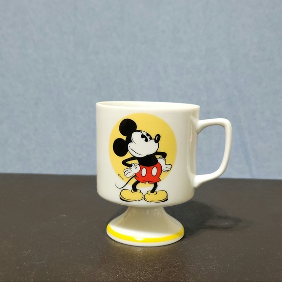 Disney | Dining | Vintage Footed Mickey Mouse Mug | Poshmark